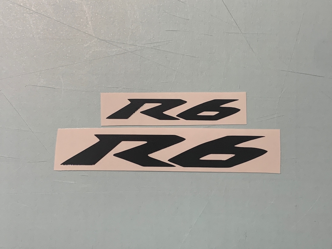 R6 Logo Vinyl Oracal 651 Sticker x2 - Etsy