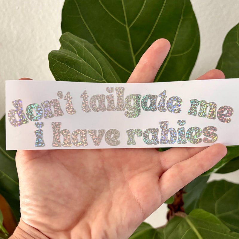 Dont Hit Me Car Decal - Etsy