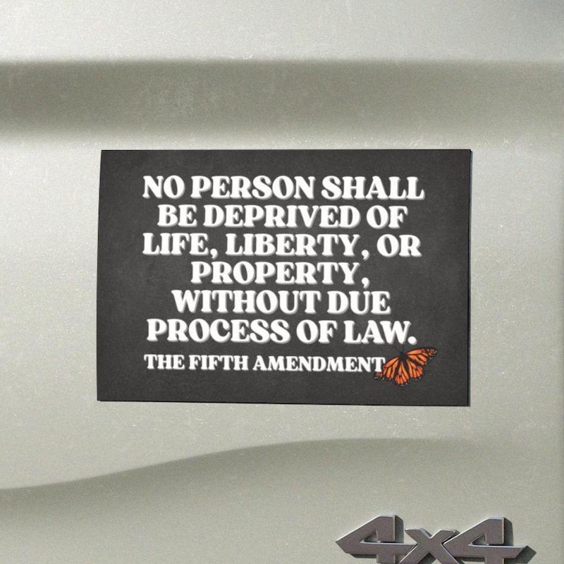 Due Process Car Magnets - Etsy