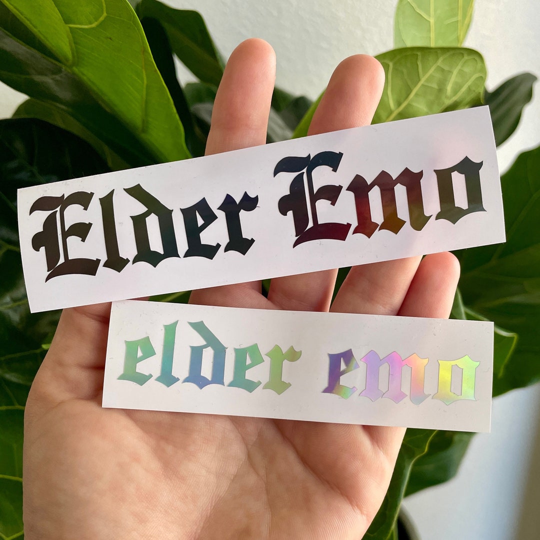 Elder Emo Vinyl Decal | Car Window Rearview Mirror Bumper Laptop ...
