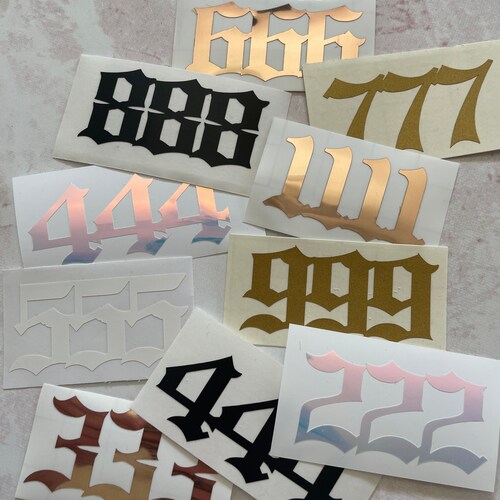 333 Sticker Angel Number Sticker Laptop Sticker Water - Etsy