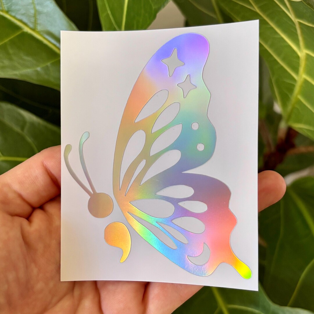 Semicolon Butterfly Vinyl Decal | Water Bottle Car Window Mirror Laptop ...