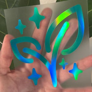 Sprout Vinyl Decal | Car Window Rearview Mirror Laptop Bumper Sticker ...