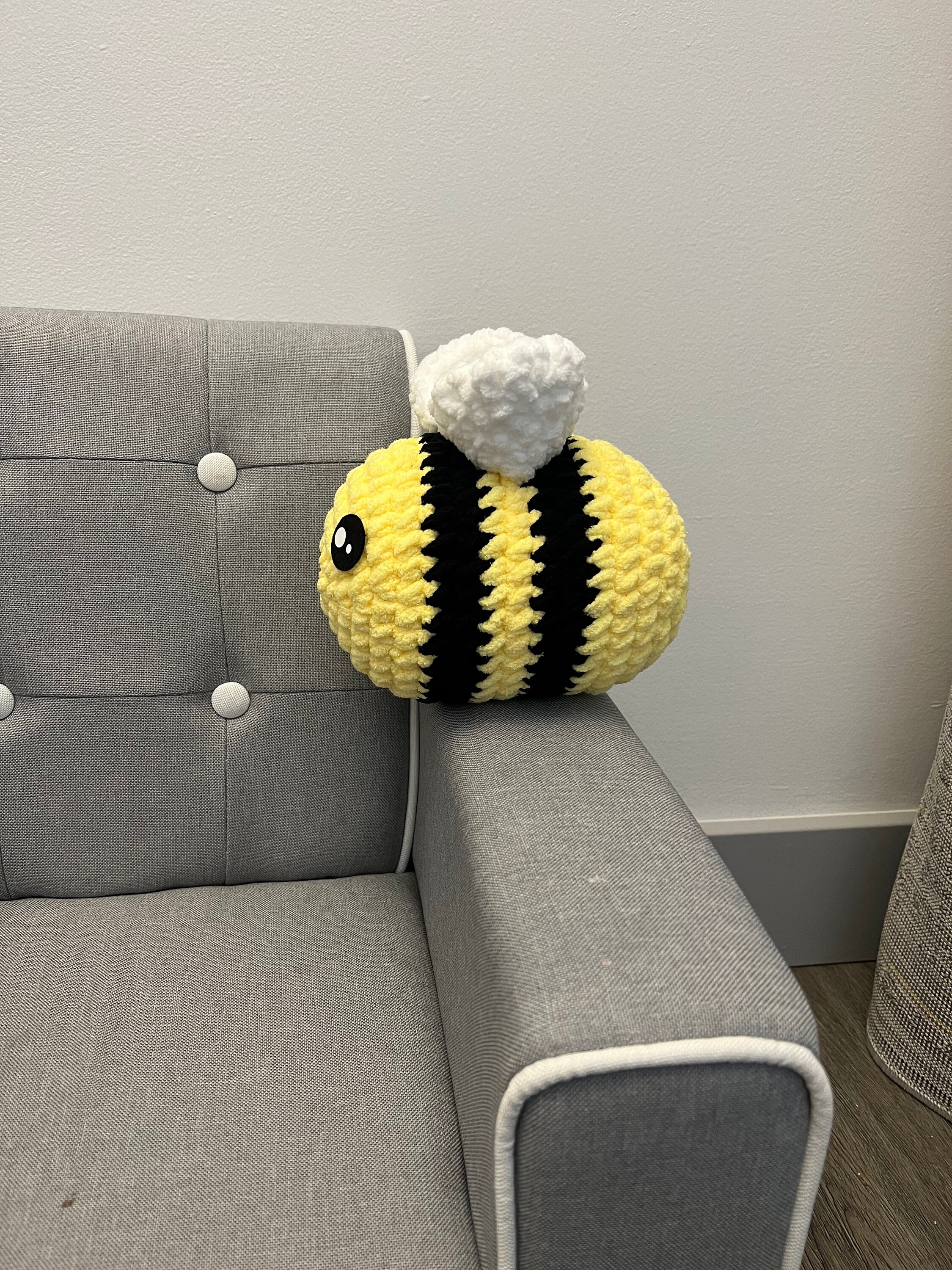 Crochet Stuffed Animal, Stuffie, Plushie, Bumblebee, Amigurumi, Crochet ...