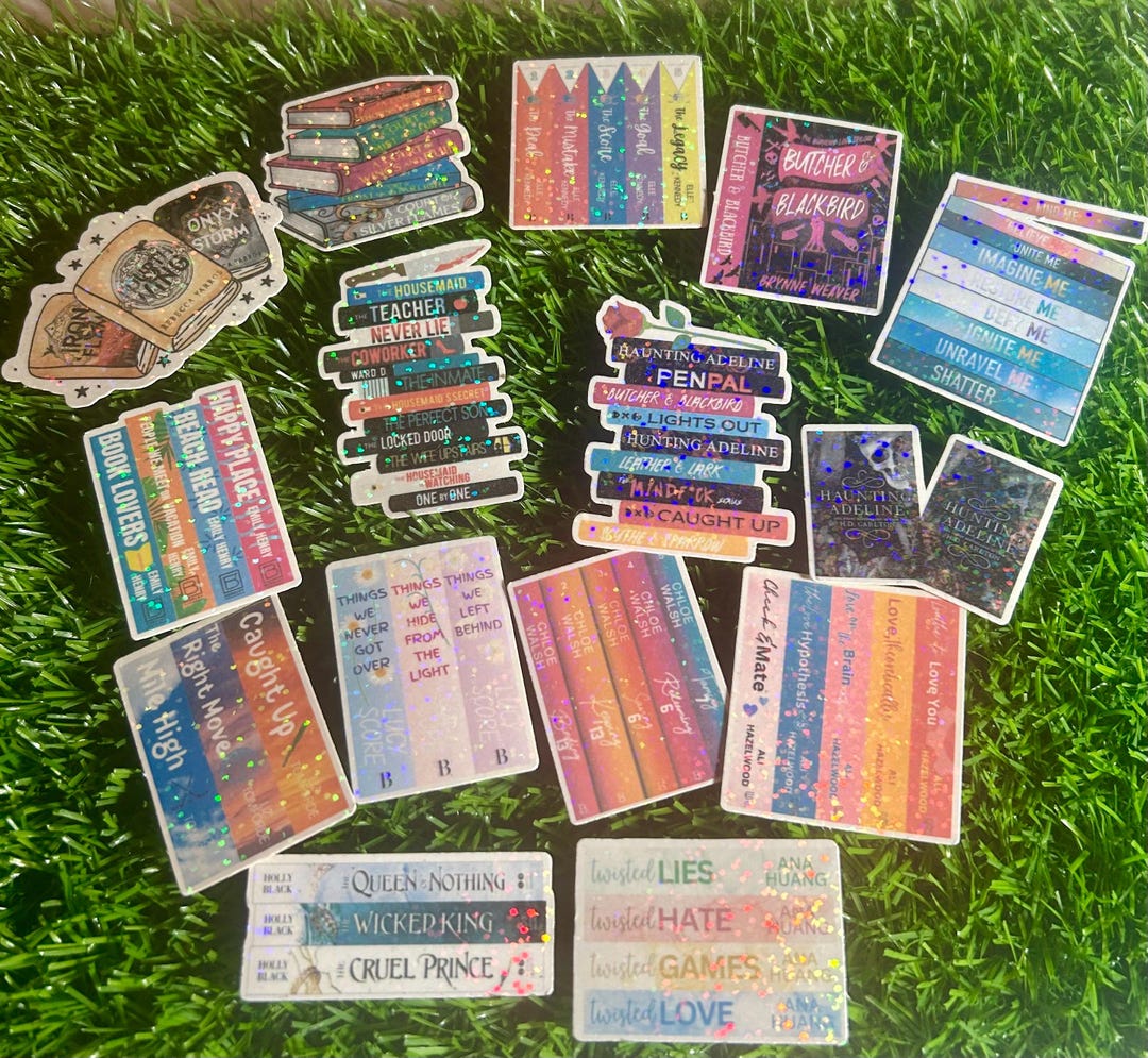 Bookish/booktok 15 Piece Sticker Pack! Perfect for Decorating a Kindle ...