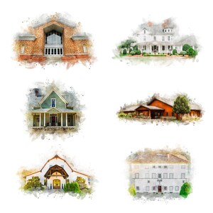 Custom Digital Watercolor Venue Painting Infographic/catholic Wedding ...