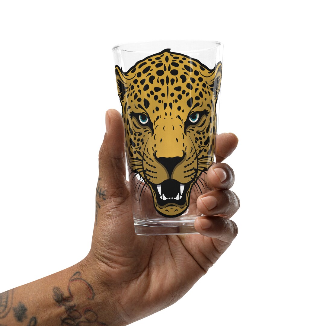 Custom Pint Glass, Jackson Deville for Football Fans, Go Jaguars, 16 ...