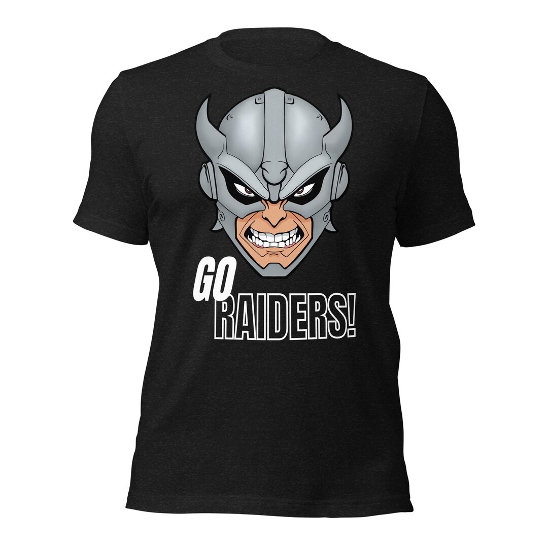 Raider Rusher Unisex T-shirt Dark for Football Fans Go - Etsy
