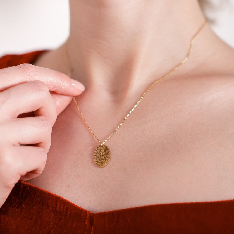 Fingerprint Necklace - Etsy
