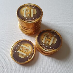 MW Cod Points Inspired Milk Chocolate Gold Coins - Etsy