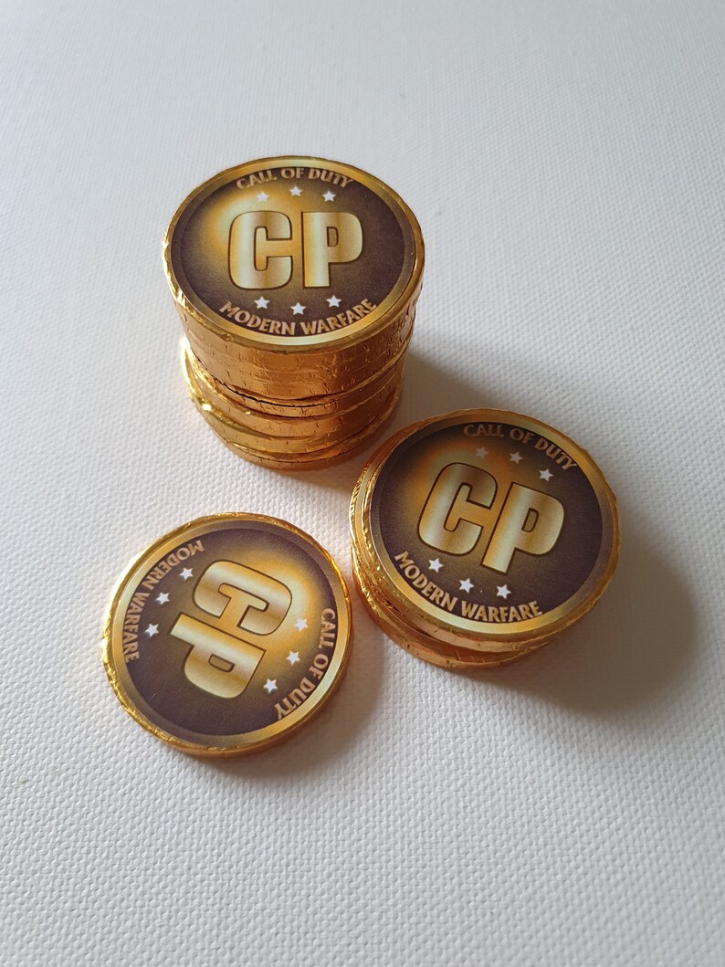 MW Cod Points Inspired Milk Chocolate Gold Coins - Etsy