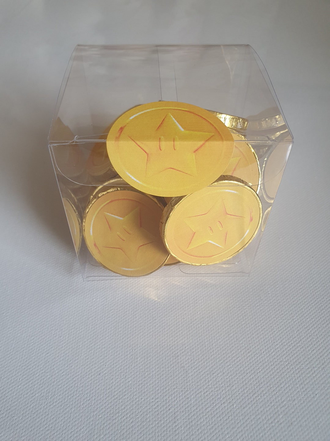 Mario Inspired Milk Chocolate Gold Coins Gift Cube - Etsy