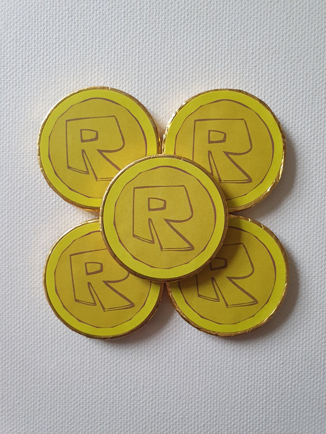 Roblox Inspired Milk Chocolate Gold Coins X5 Pack - Etsy UK