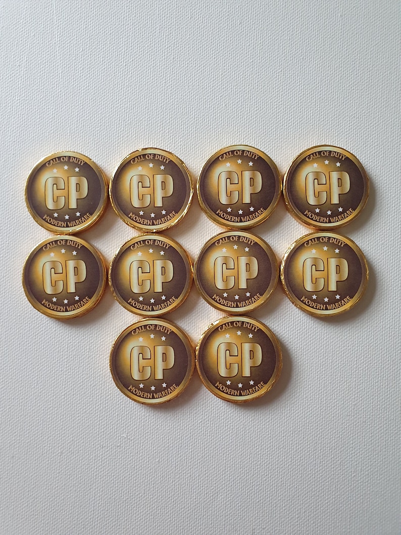 MW Cod Points Inspired Milk Chocolate Gold Coins - Etsy