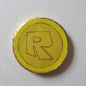 Roblox Inspired Milk Chocolate Gold Coins X5 Pack - Etsy