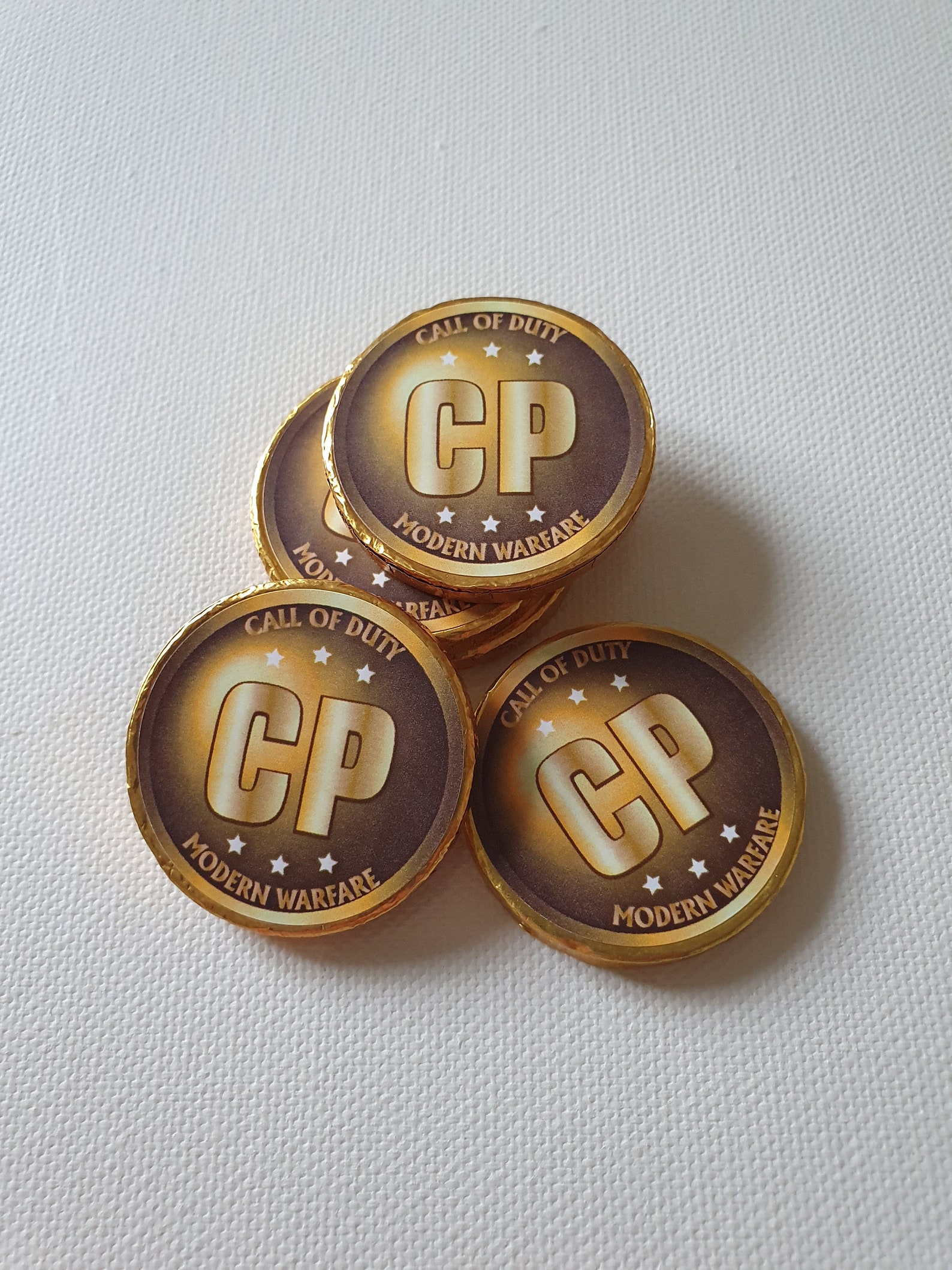 MW Cod Points Inspired Milk Chocolate Gold Coins - Etsy