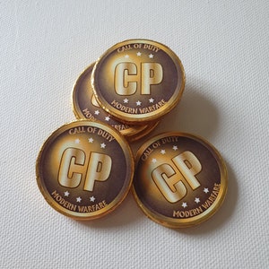MW Cod Points Inspired Milk Chocolate Gold Coins - Etsy