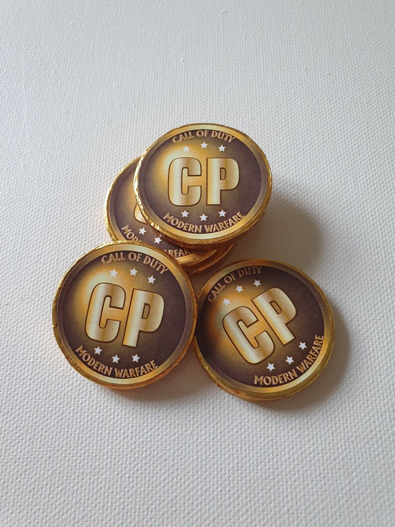 MW Cod Points Inspired Milk Chocolate Gold Coins - Etsy