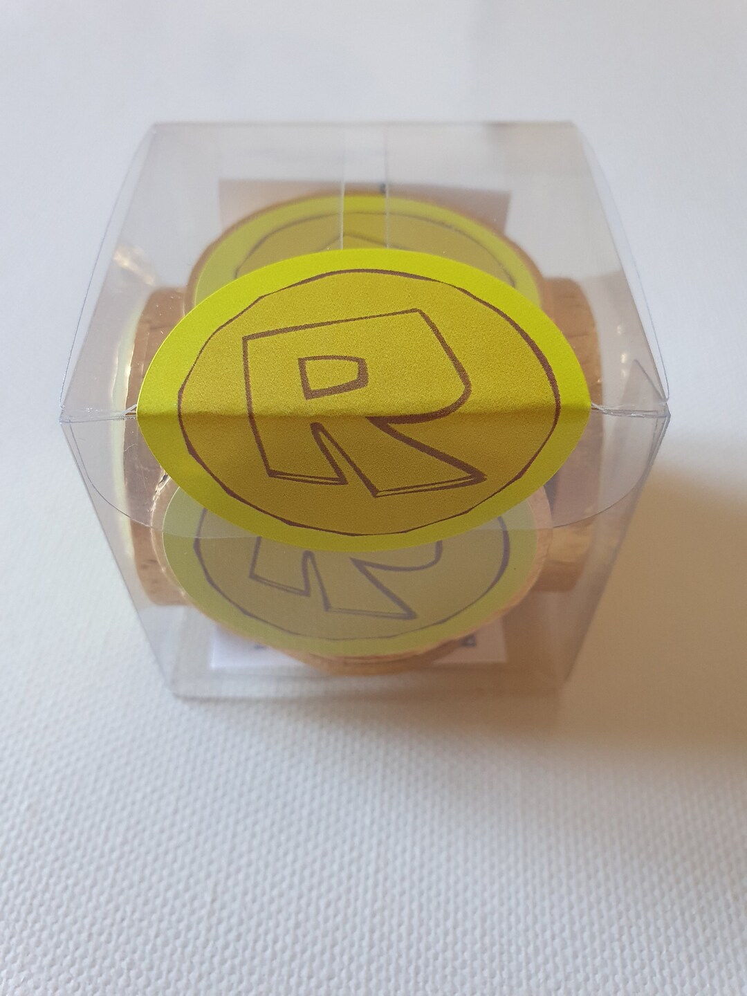 Roblox Inspired Milk Chocolate Gold Coins Gift Cube - Etsy