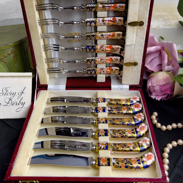 Royal Crown Derby Knives - Etsy