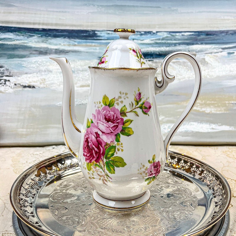 Bone China Teapot - Etsy