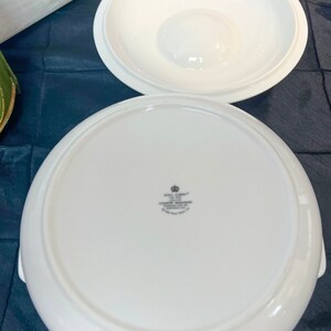 Large Royal Albert Lavender Rose Country Bakeware 3 Quart Covered ...