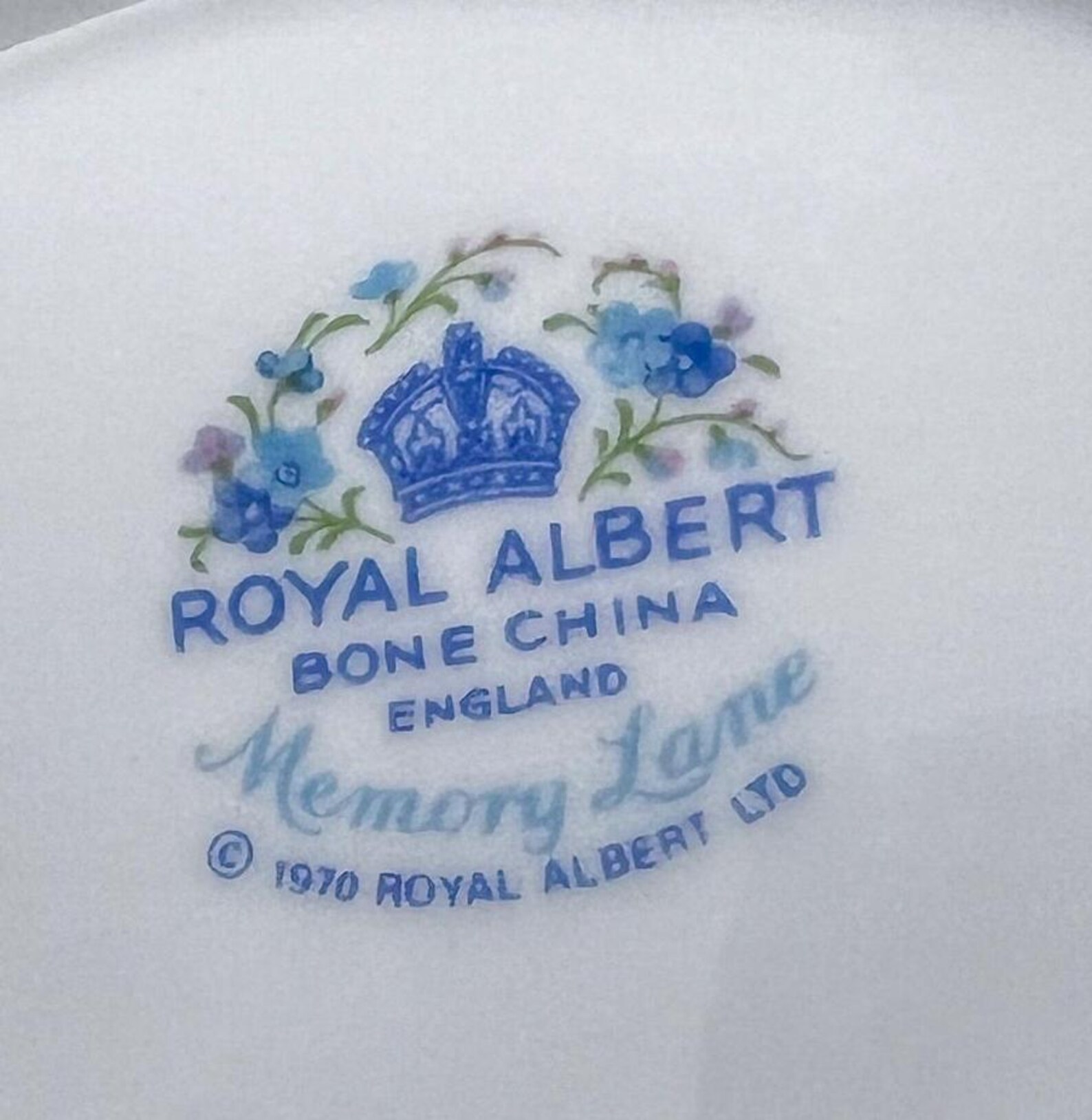 Royal Albert Memory Lane Butter Dish, Made in England Bone China - Etsy