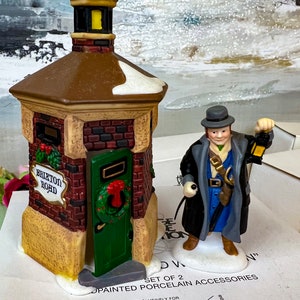 Vintage Department 56 Dickens Village Figurines, Brixton Road Watchman ...