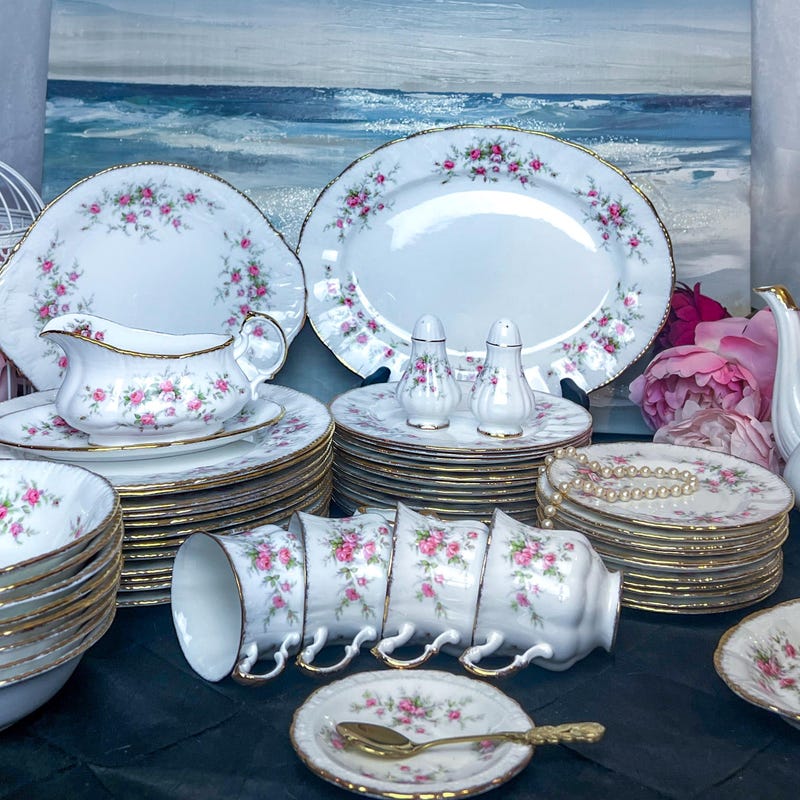 Full Dinner China Set - Etsy