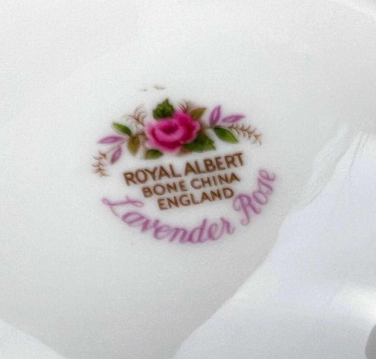 Pink Flower Teacup and Saucer, Vintage Royal Albert Lavender Rose ...