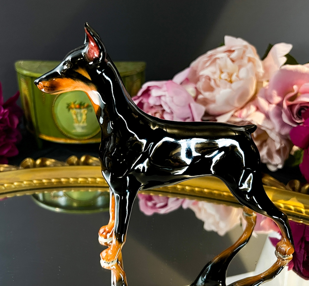 Vintage Royal Doulton Champion Rancho Dobe's Storm Doberman Dog ...