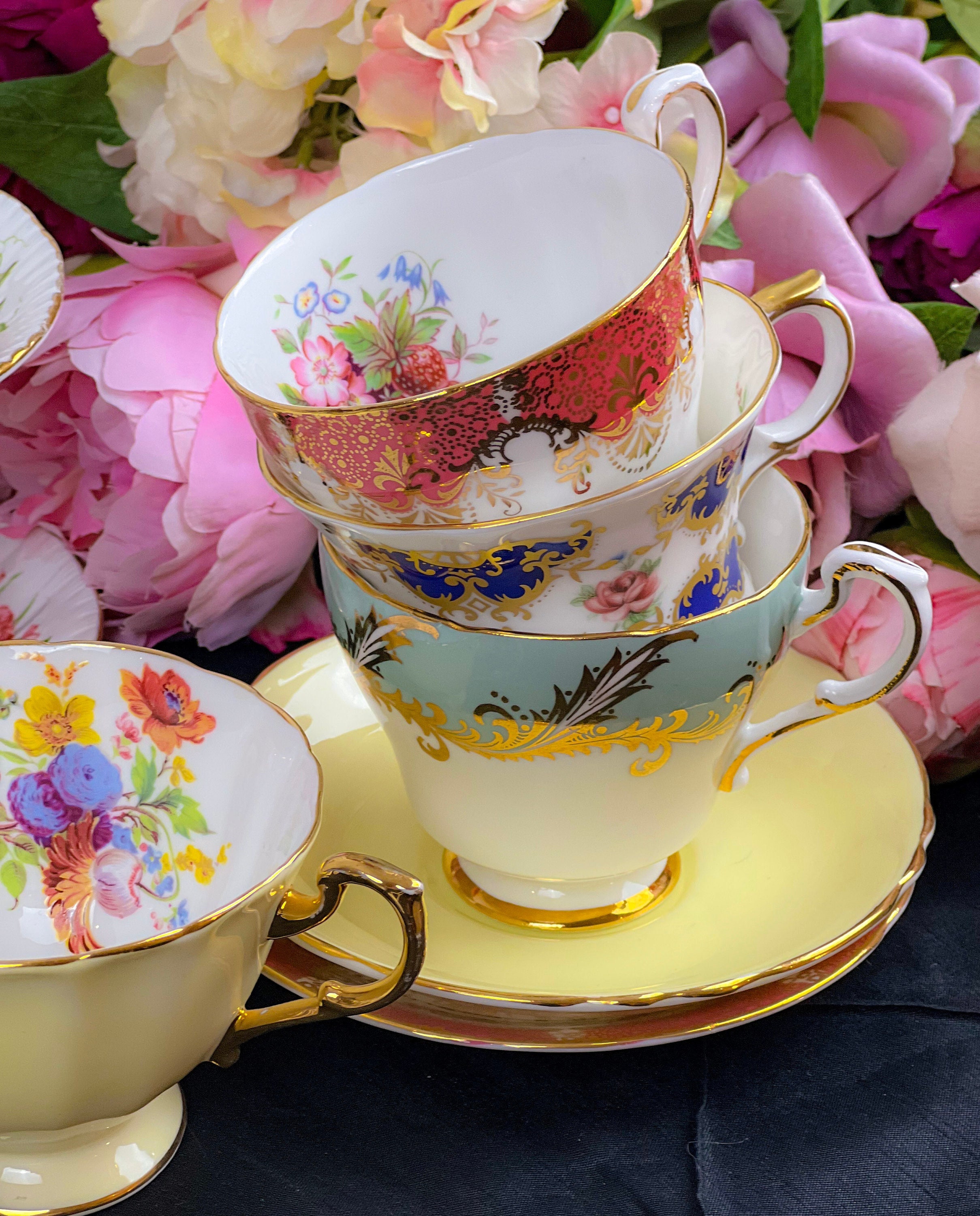 Aynsley & Paragon Bulk Lots of 6, 8, 10, 24, 60, 100 Teacup Sets, Tea ...