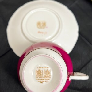 1940s Vintage Paragon Double Warrant Cabbage Rose Bouquet Teacup and ...