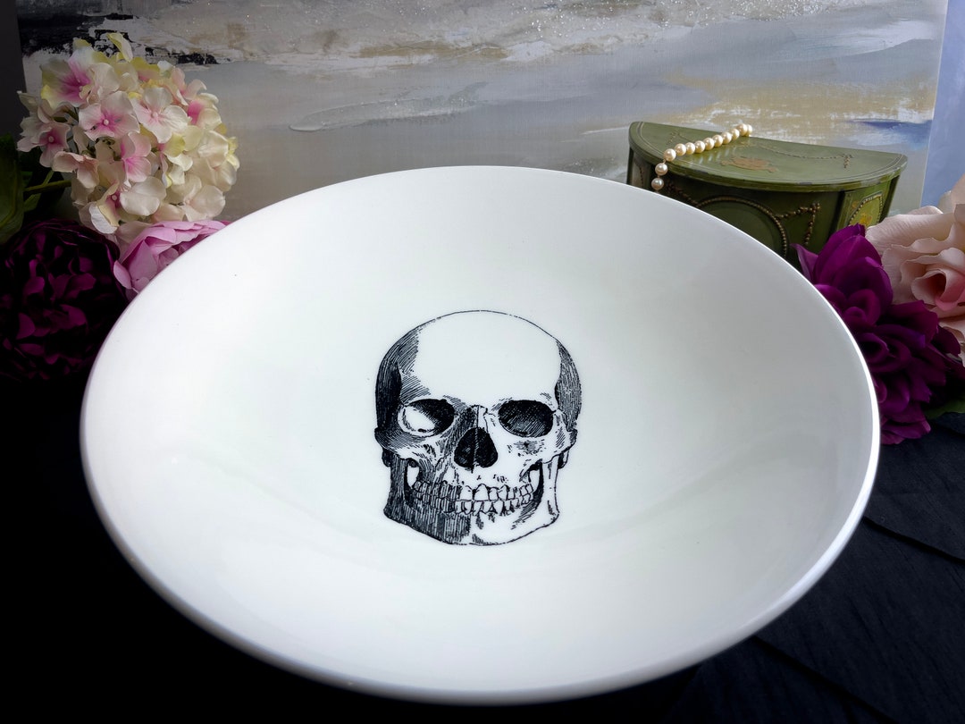 Extra Large Skull Serving Dish by Royal Stafford, 13.5" Across, UNUSED ...