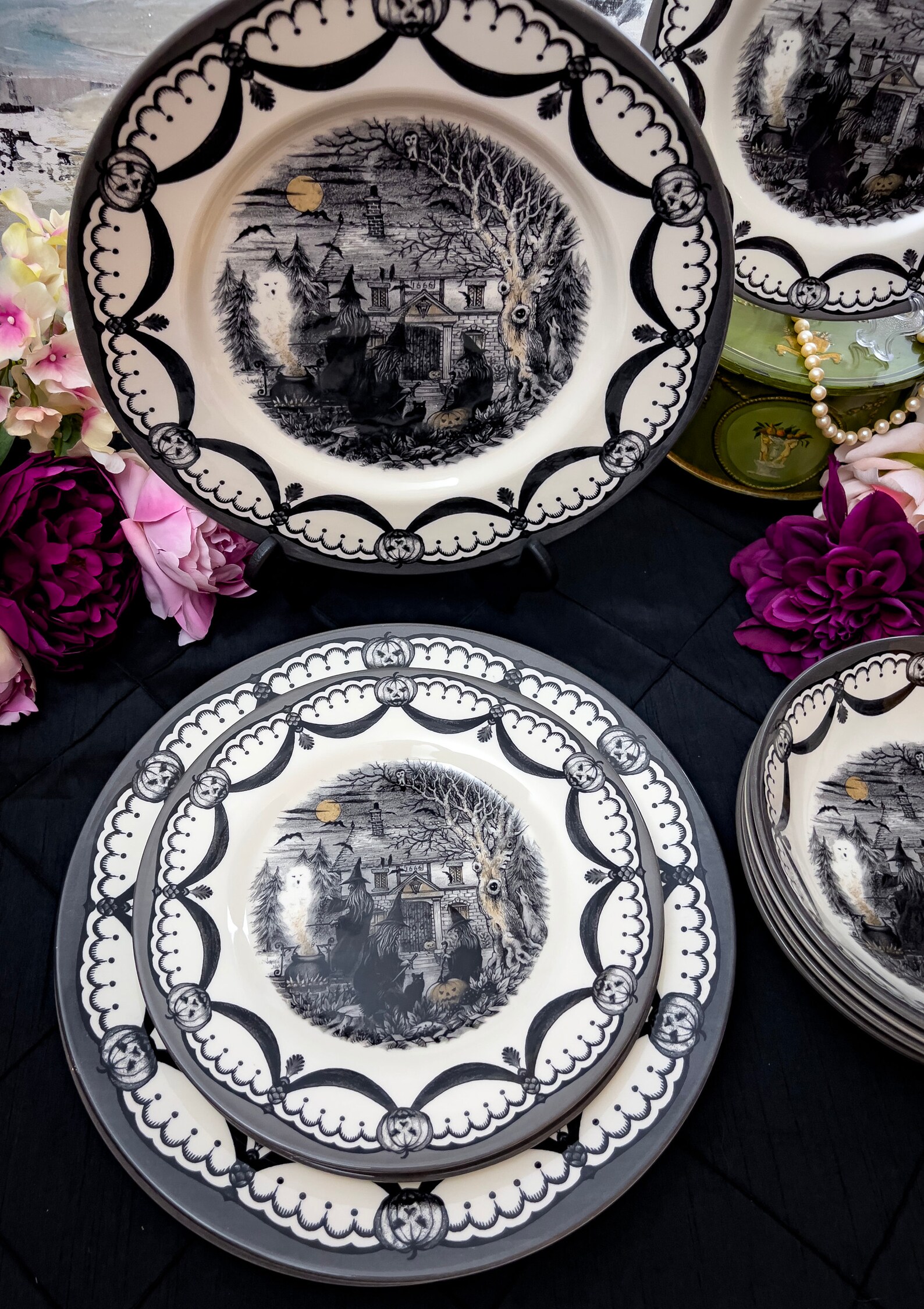 SALE - RARE Royal Stafford Witch Coven 12 Piece Set, UNUSED Limited ...