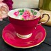 1940s Vintage Paragon Double Warrant Cabbage Rose Bouquet Teacup and ...