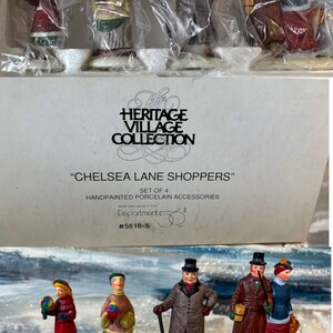 Vintage Department 56 Dickens Village Figurines, Brixton Road Watchman ...