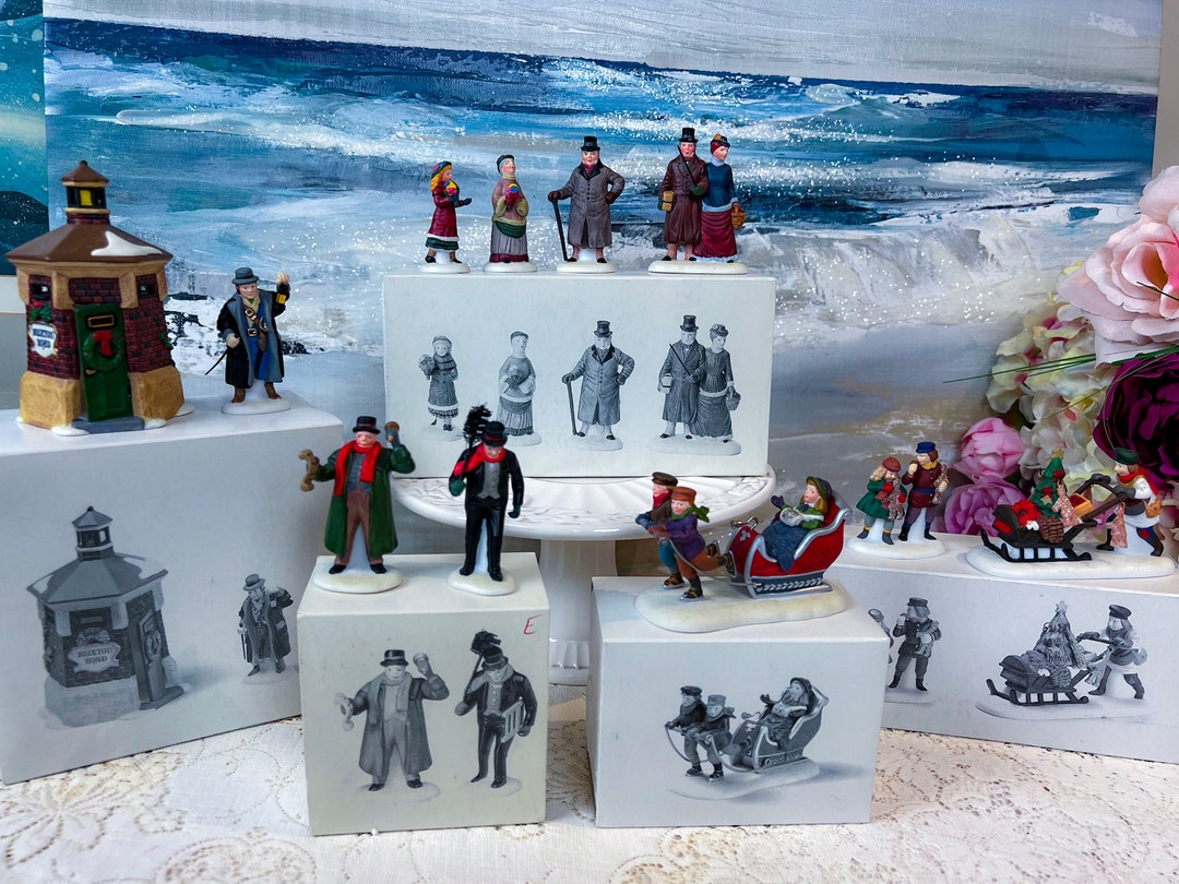 Vintage Department 56 Dickens Village Figurines, Brixton Road Watchman ...