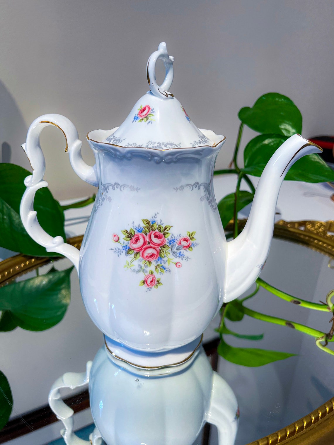 MINT CONDITION Vintage Royal Albert Tranquility Coffee Pot, Unused ...