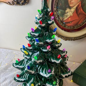 Extra Large Vintage Atlantic Mold Ceramic Christmas Tree, 20” Tall Mold ...