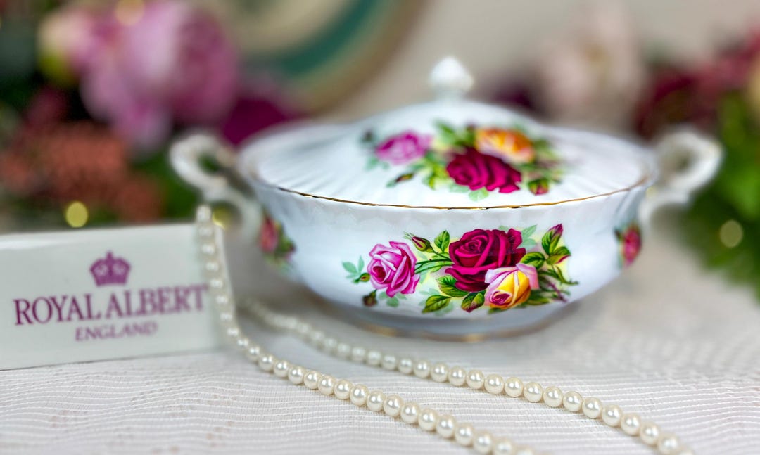 RARE soupière vintage Royal Albert King's Ransom Lidded, l'inspiration ...