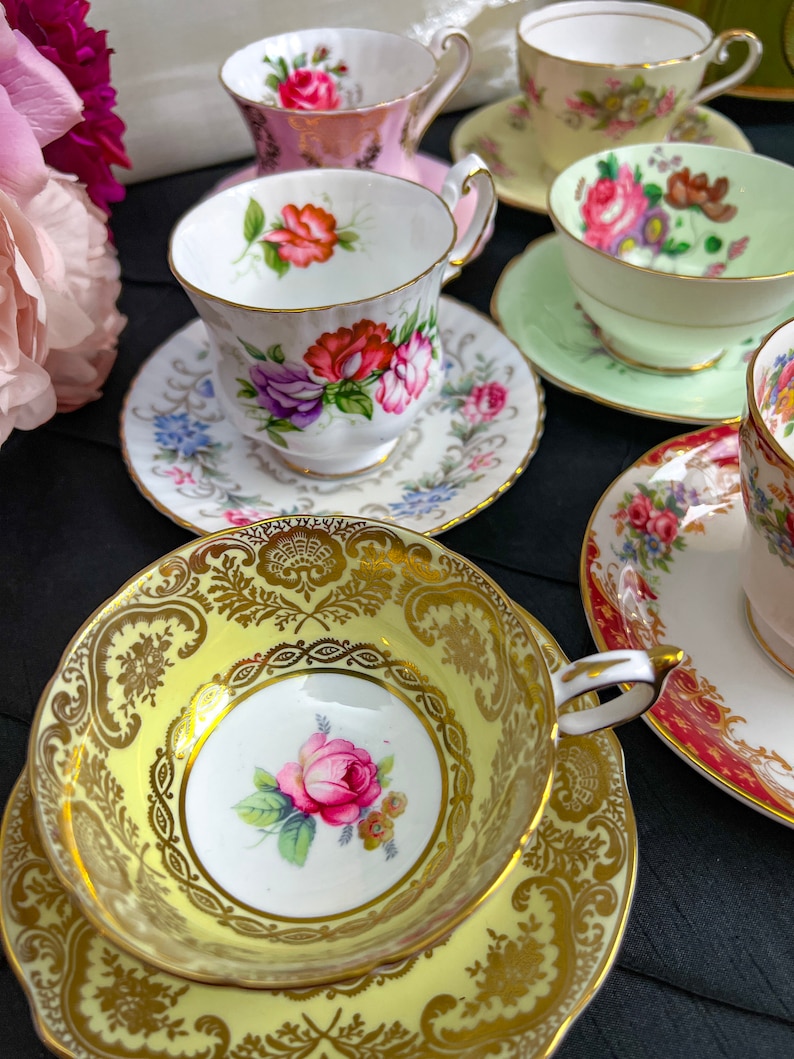 Aynsley & Paragon Bulk Lots of 6, 8, 10, 24, 60, 100 Teacup Sets, Tea ...