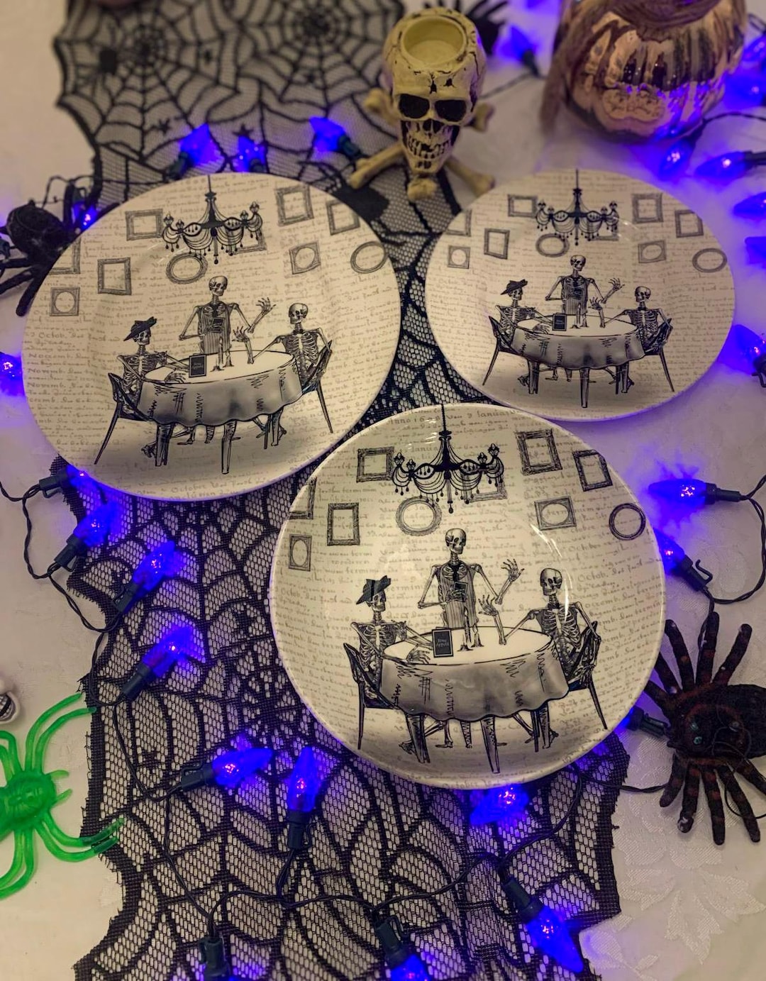 Dining Skeleton 3 Piece Dinner Set & Individual Plates/ Bowls Sold ...