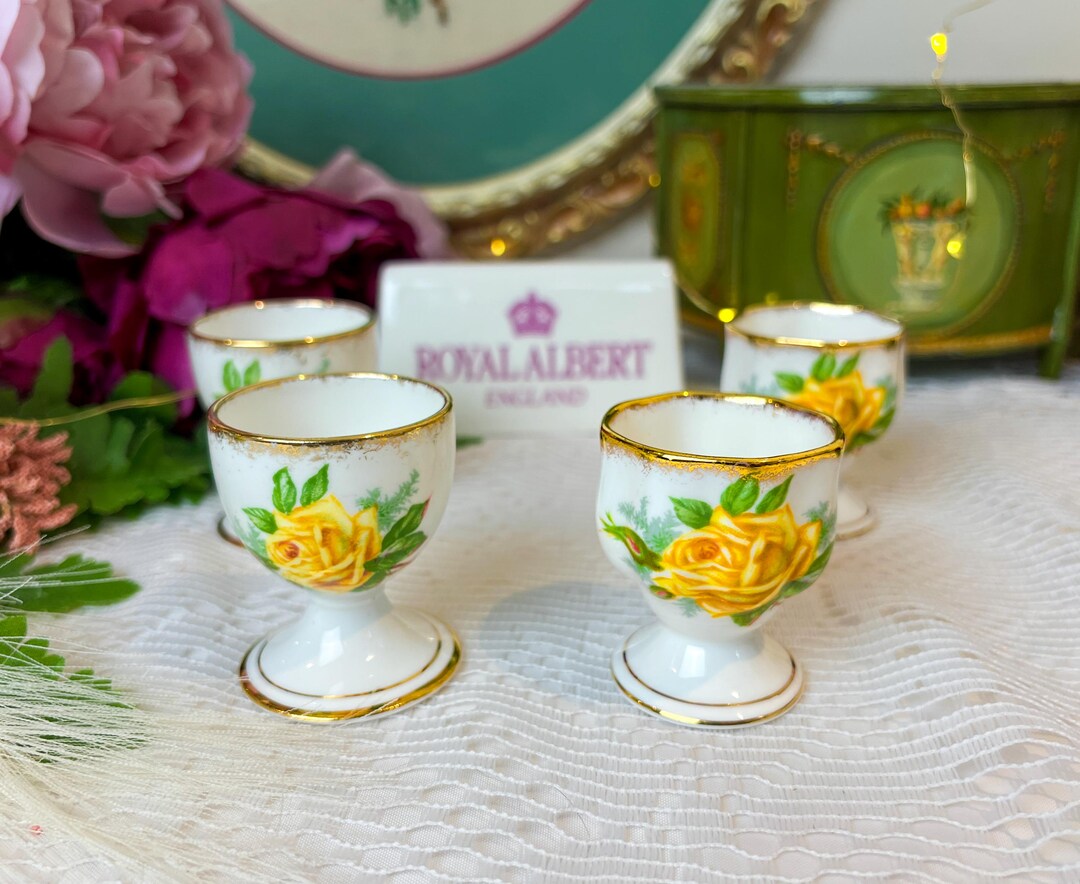 Portauova vintage Royal Albert Tea Rose, disponibili nelle forme ...