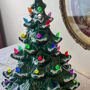 Extra Large Vintage Atlantic Mold Ceramic Christmas Tree, 20” Tall Mold ...