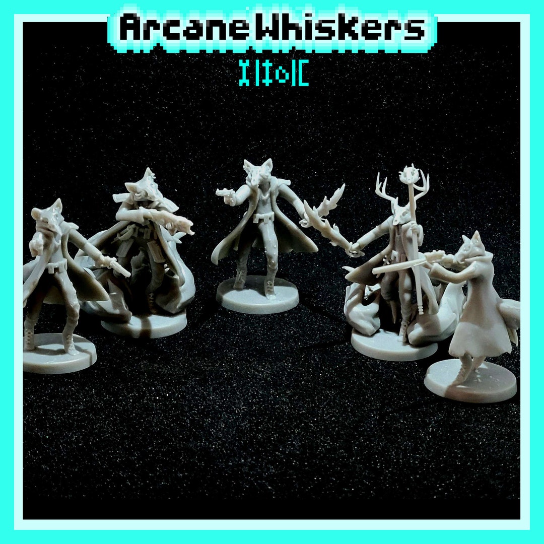 Unseelie Pirate TTRPG Miniatures, Dungeons and Dragons, Tabletop Games ...