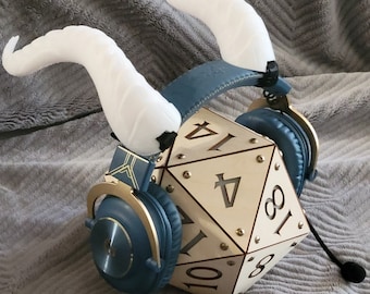 Tiefling Curved Cosplay Horns Custom Painted L Costume L Renfaire L ...