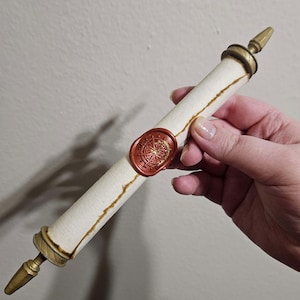 Hand Drawn Spell Scroll L Costume L Renfaire L Tabletop Role Playing L ...