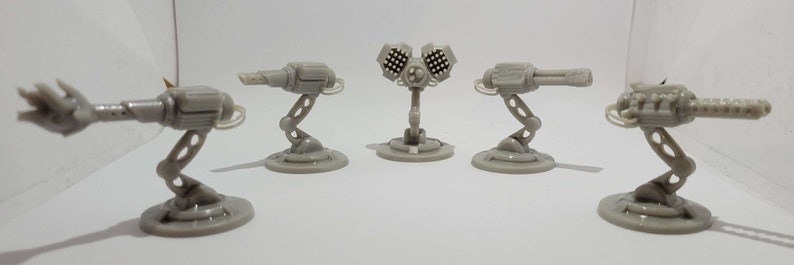 Turret Scifi Gun TTRPG Miniatures, Dungeons and Dragons, Tabletop Games ...