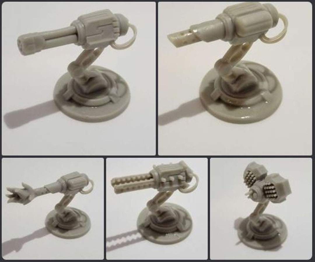 Turret Scifi Gun TTRPG Miniatures, Dungeons and Dragons, Tabletop Games ...